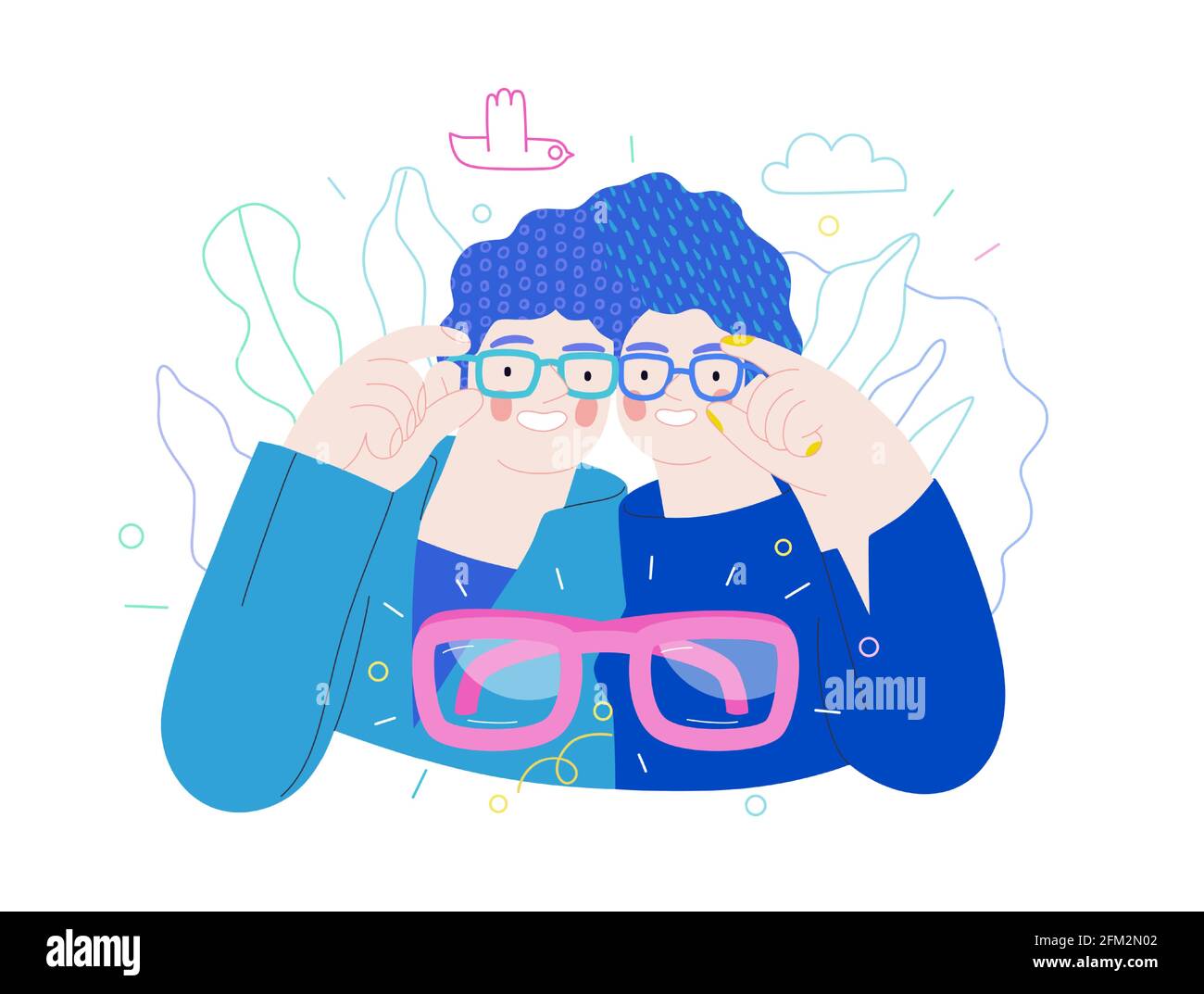 Opticians Stock Vector Images - Alamy