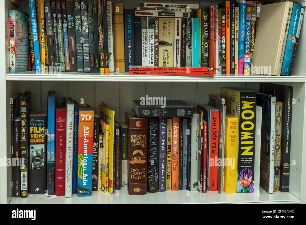 Bookshelves home hi-res stock photography and images - Alamy