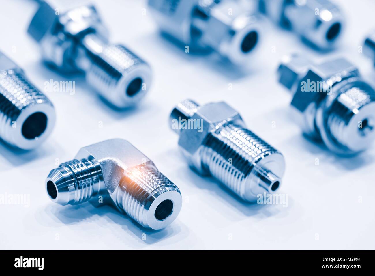 Many types of metal details industrial design background, engineering ...