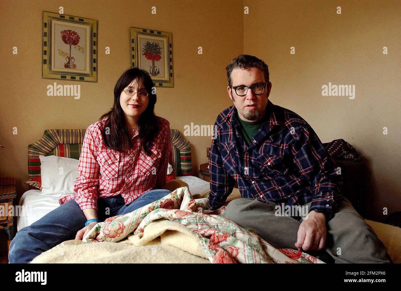 'The Handsome Family', Brett and Rennie Sparks.3 April 2002 photo Andy ...