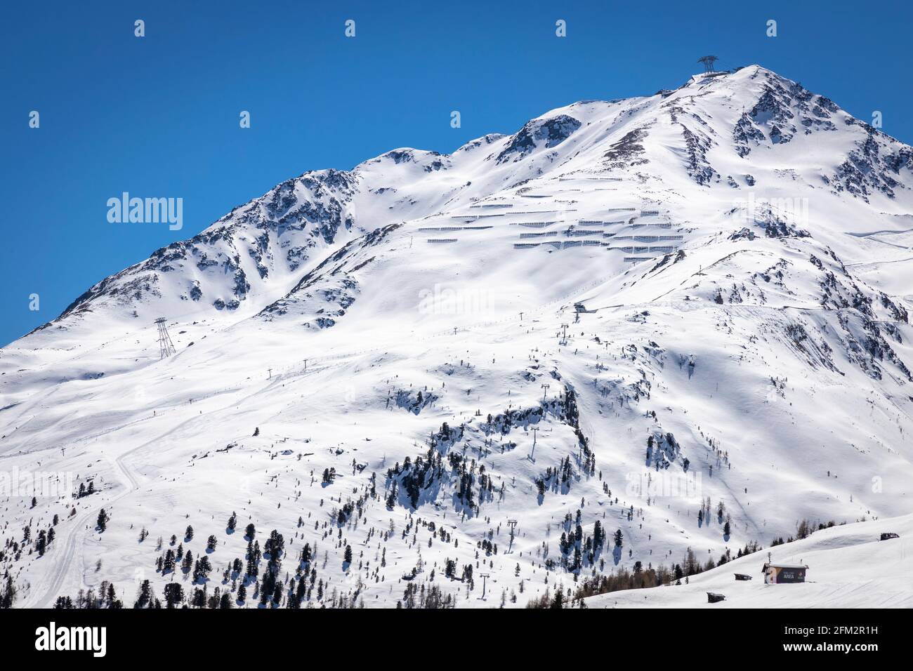 Winter wonderland at Gaislachkogl in Oetztal, Austria Stock Photo - Alamy