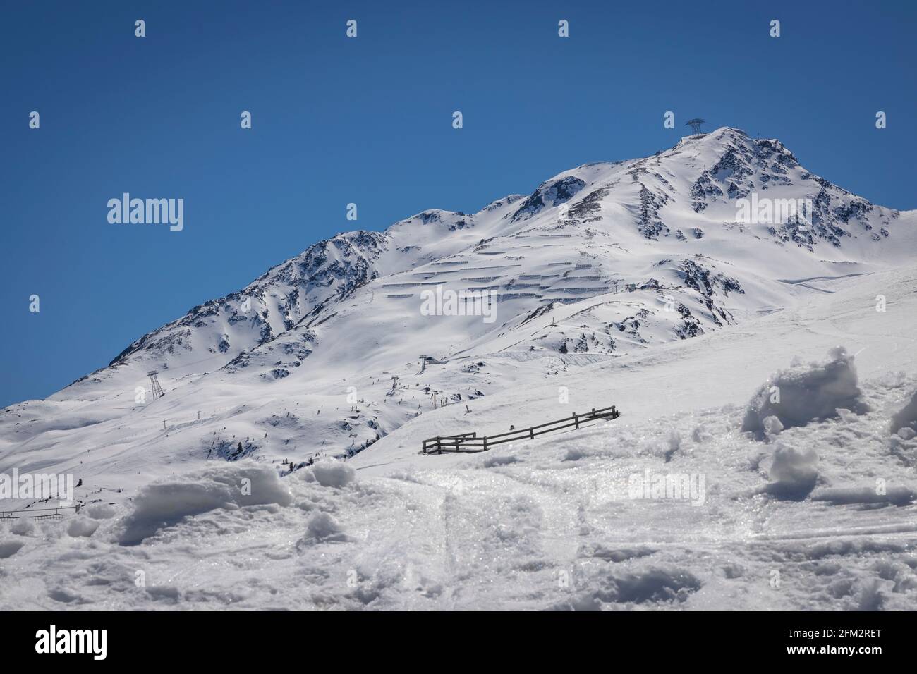 Winter wonderland at Gaislachkogl in Oetztal, Austria Stock Photo - Alamy