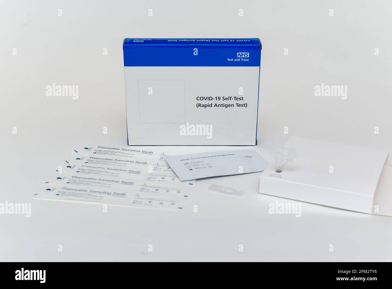 St Albans, Hertfordshire/England - 5 May 2021 - NHS provide coronavirus ...