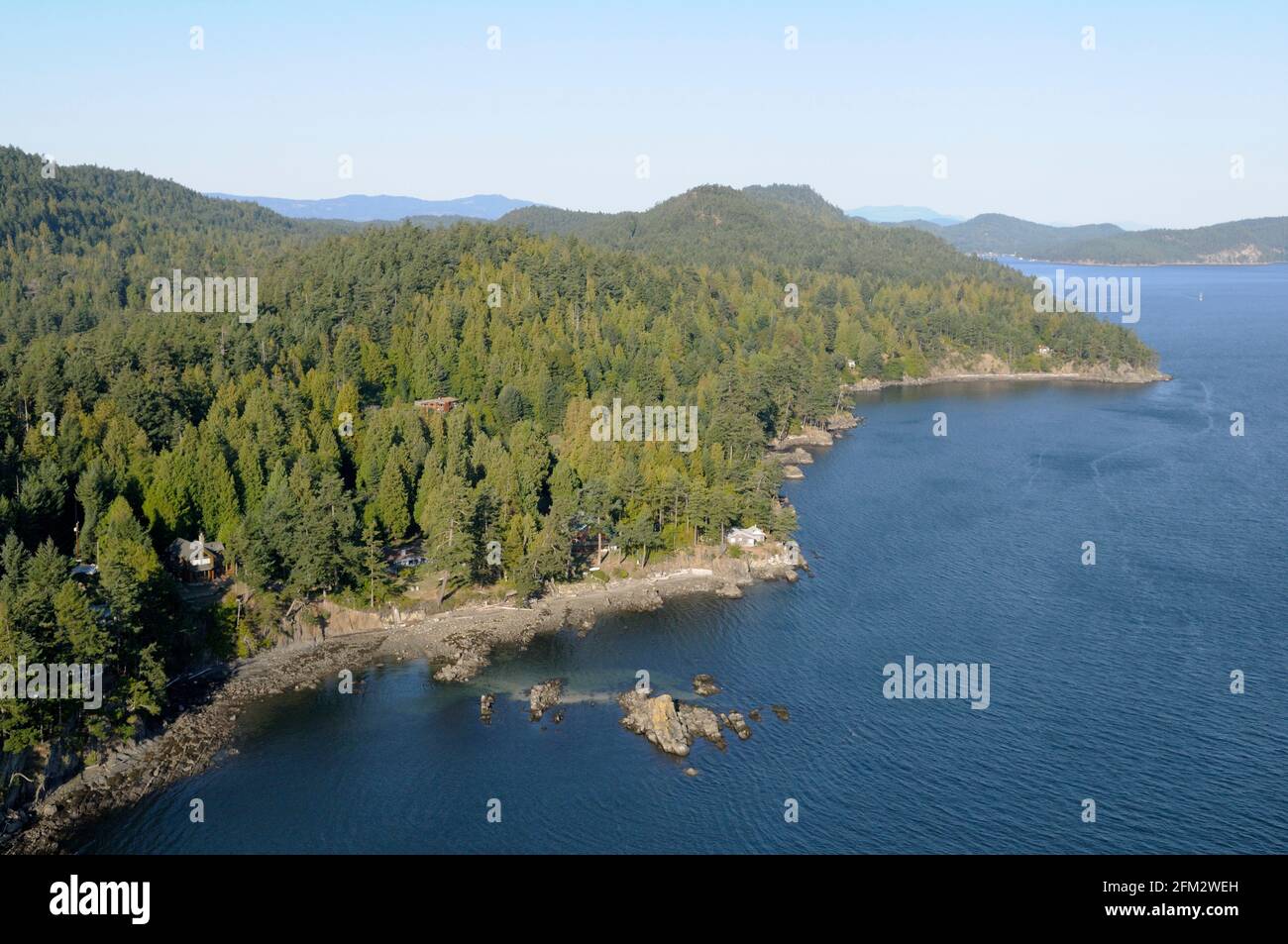 Pender island aerial hi-res stock photography and images - Alamy