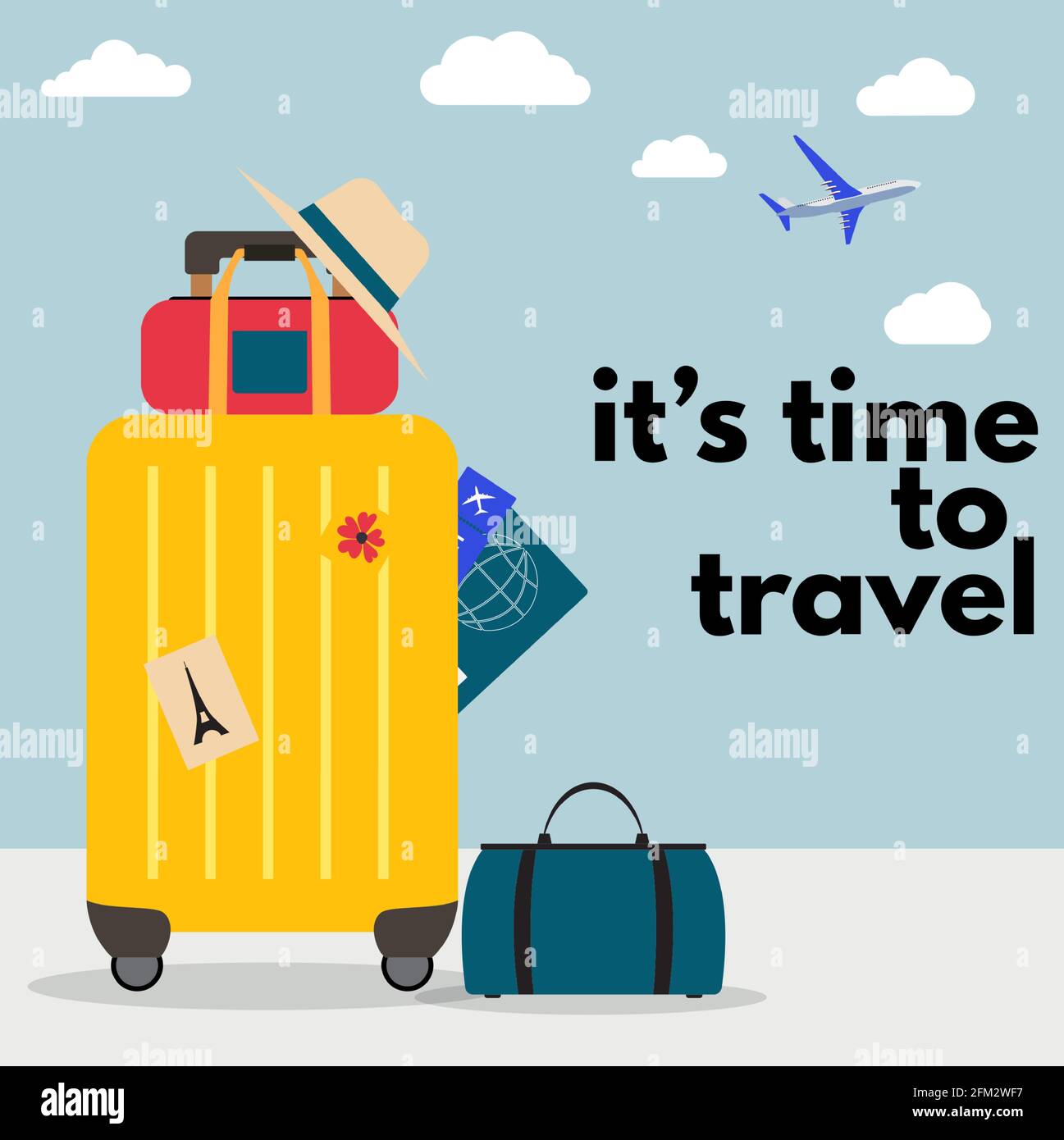 Time to travel background for ads, social network post. Vector ...