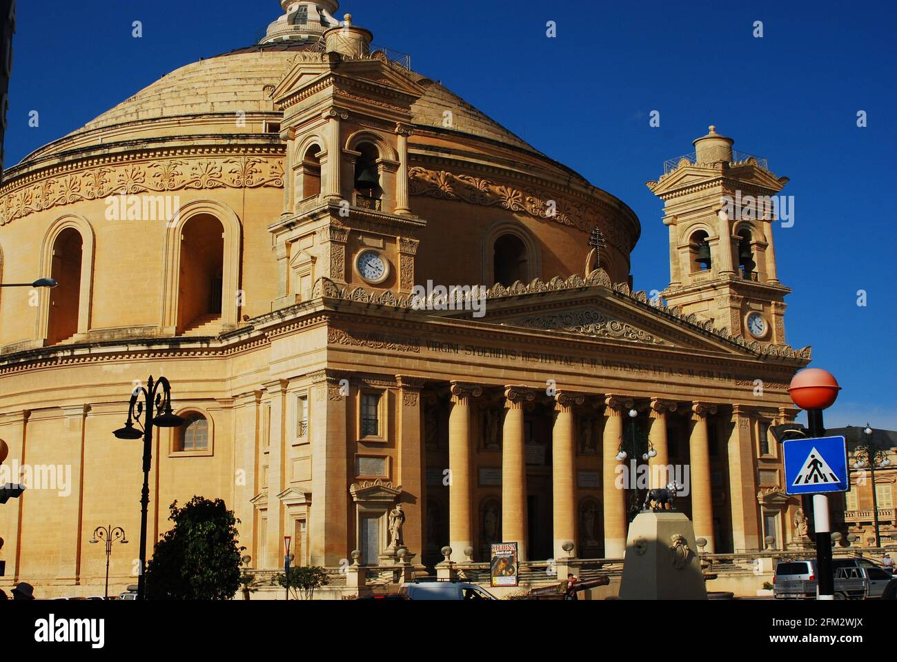 Mosta Rotunda in Malta island is known because of the bomb which didnt ...