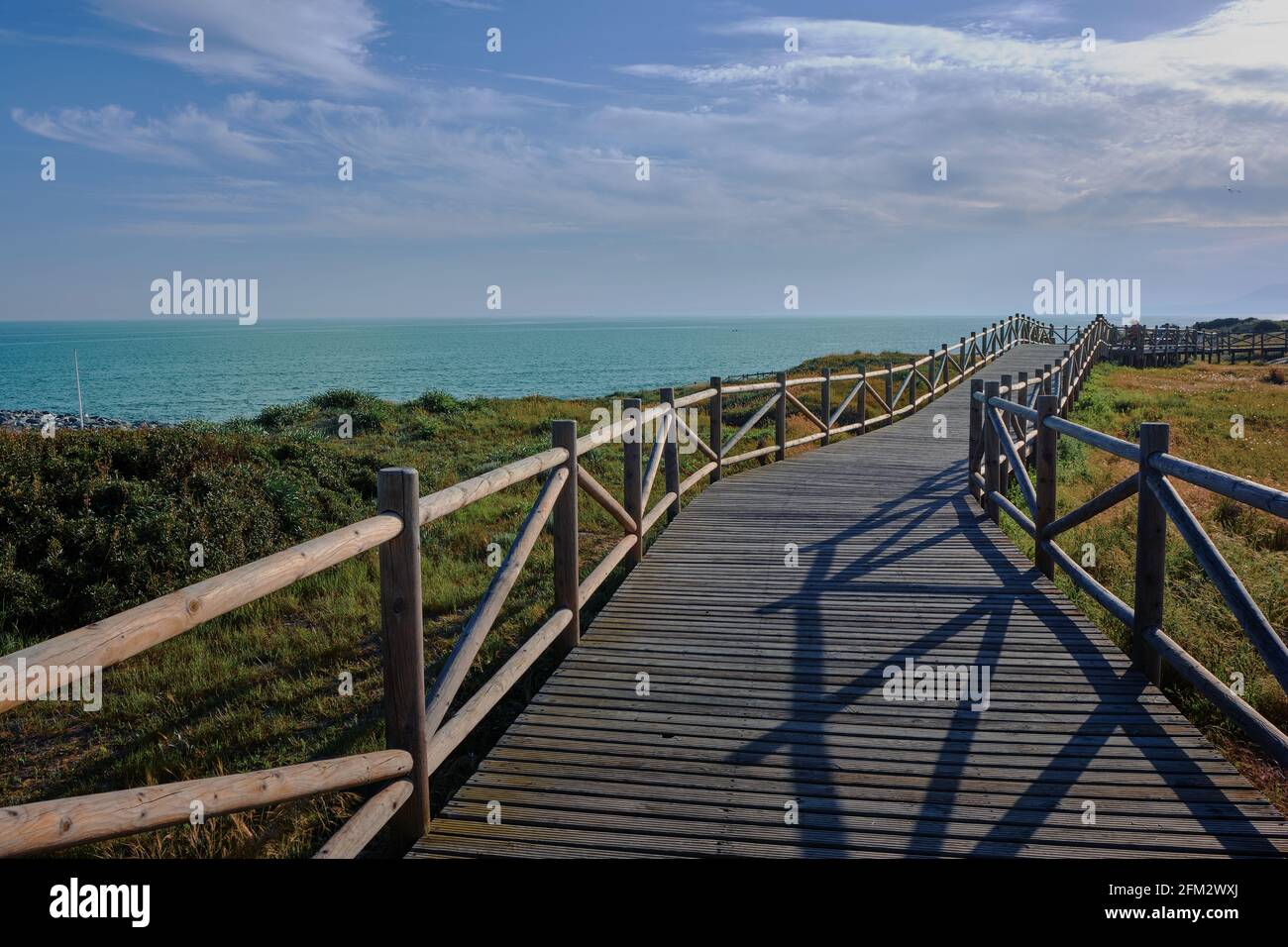 Empty beach marbella hi-res stock photography and images - Alamy