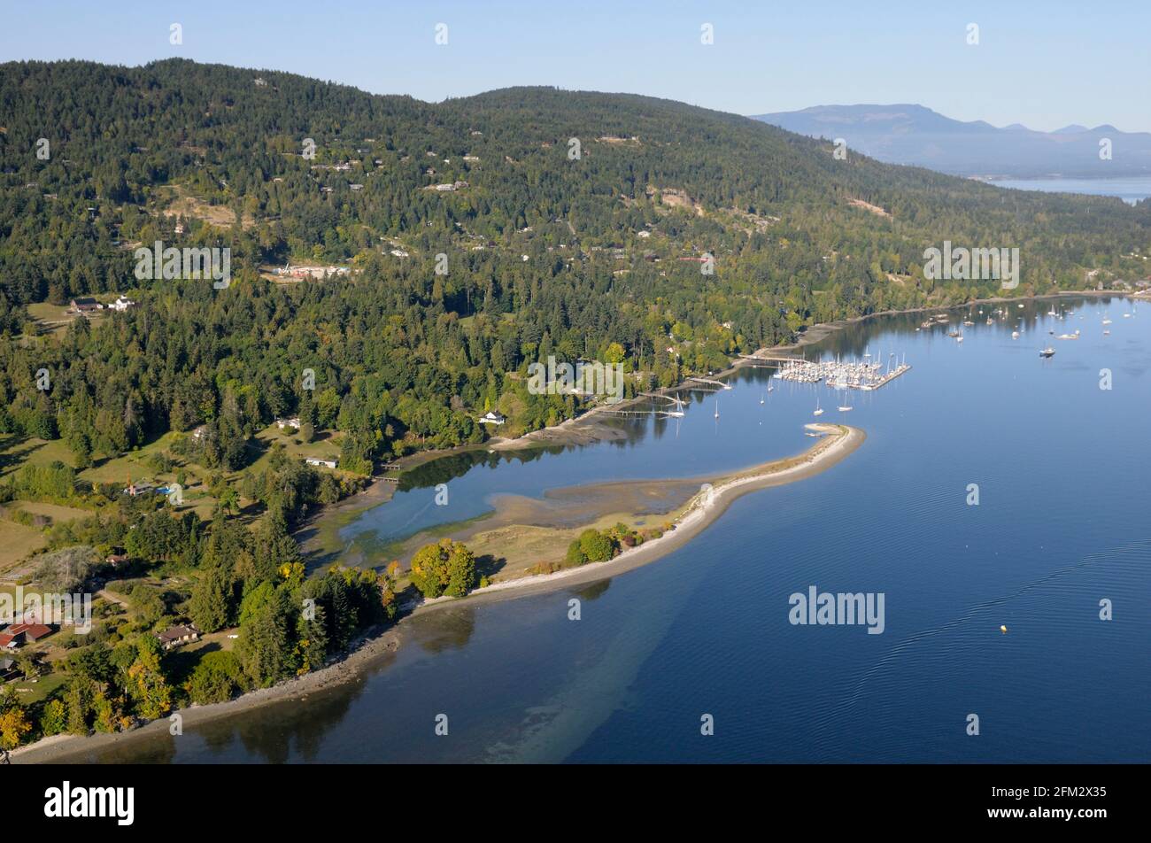 Ganges Spit in Ganges Harbour, Saltspring Island, British Columbia ...