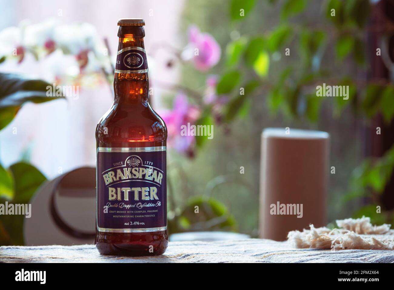 Ankara, Turkey - May 11, 2020: Bottle of Brakspear Bitter, one of the ...