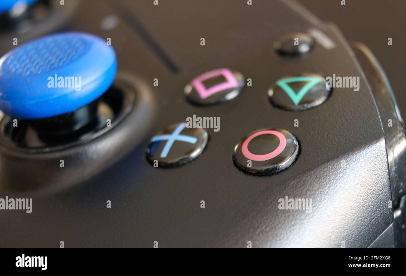 Krakow, Poland- April 13, 2021: A close up extreme selective focus of ...