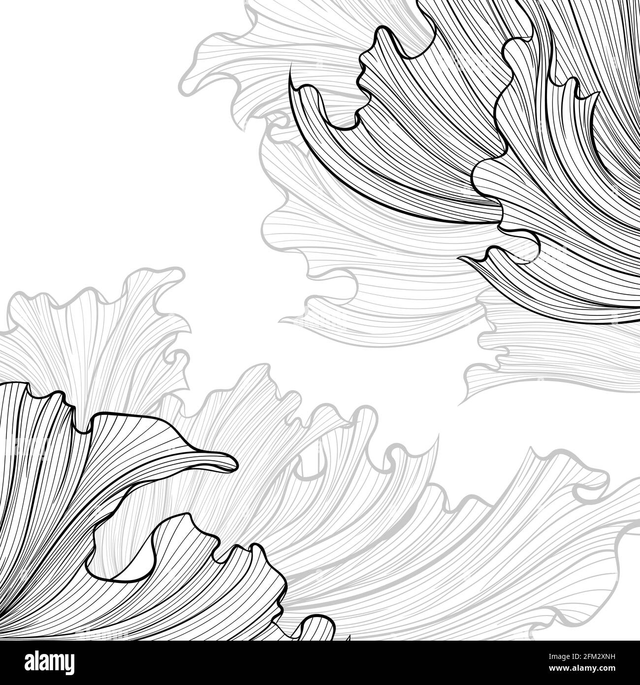 Wave line art hi-res stock photography and images - Alamy