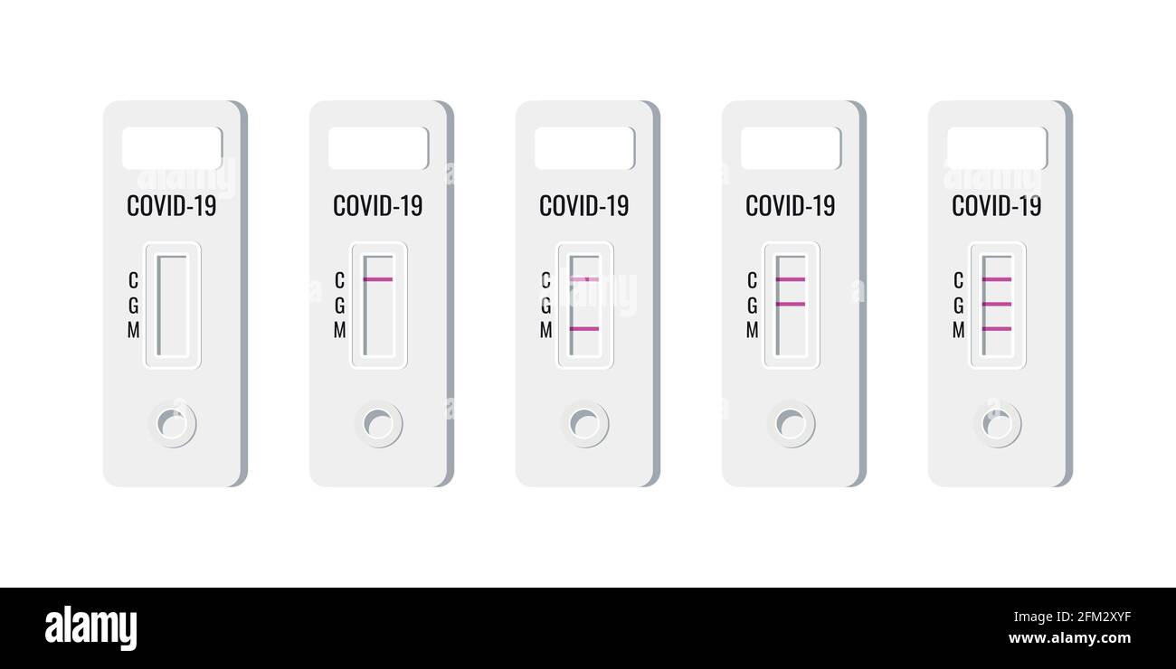 Rapid diagnostic test covid Cut Out Stock Images & Pictures - Alamy