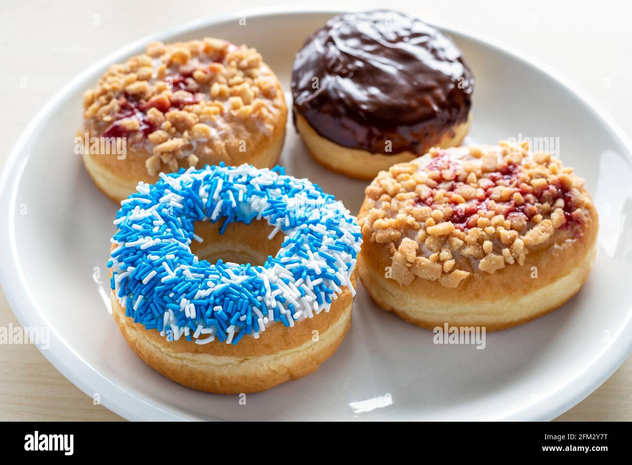 Donut with toppings hi-res stock photography and images - Alamy