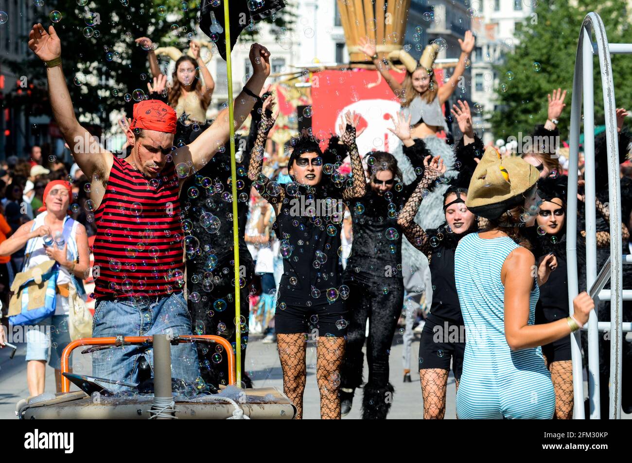 Defile of the Dance Biennal, Lyon, France Stock Photo - Alamy