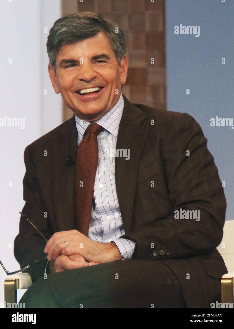 New York, NY, USA. 5th May, 2021. George Stephanopoulos, on the set of ...