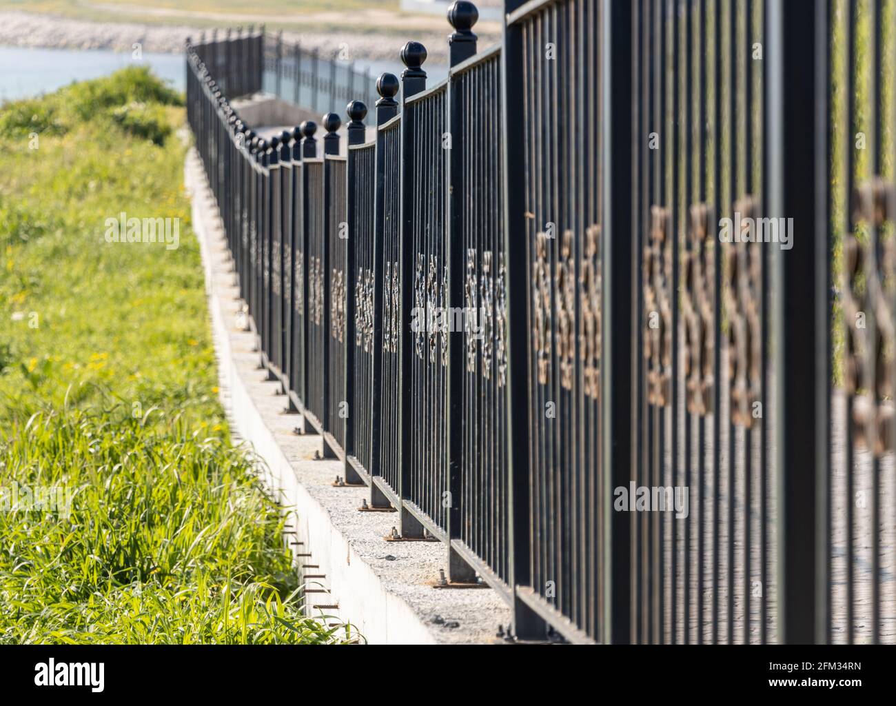 Wrought iron railings railing hi-res stock photography and images - Alamy