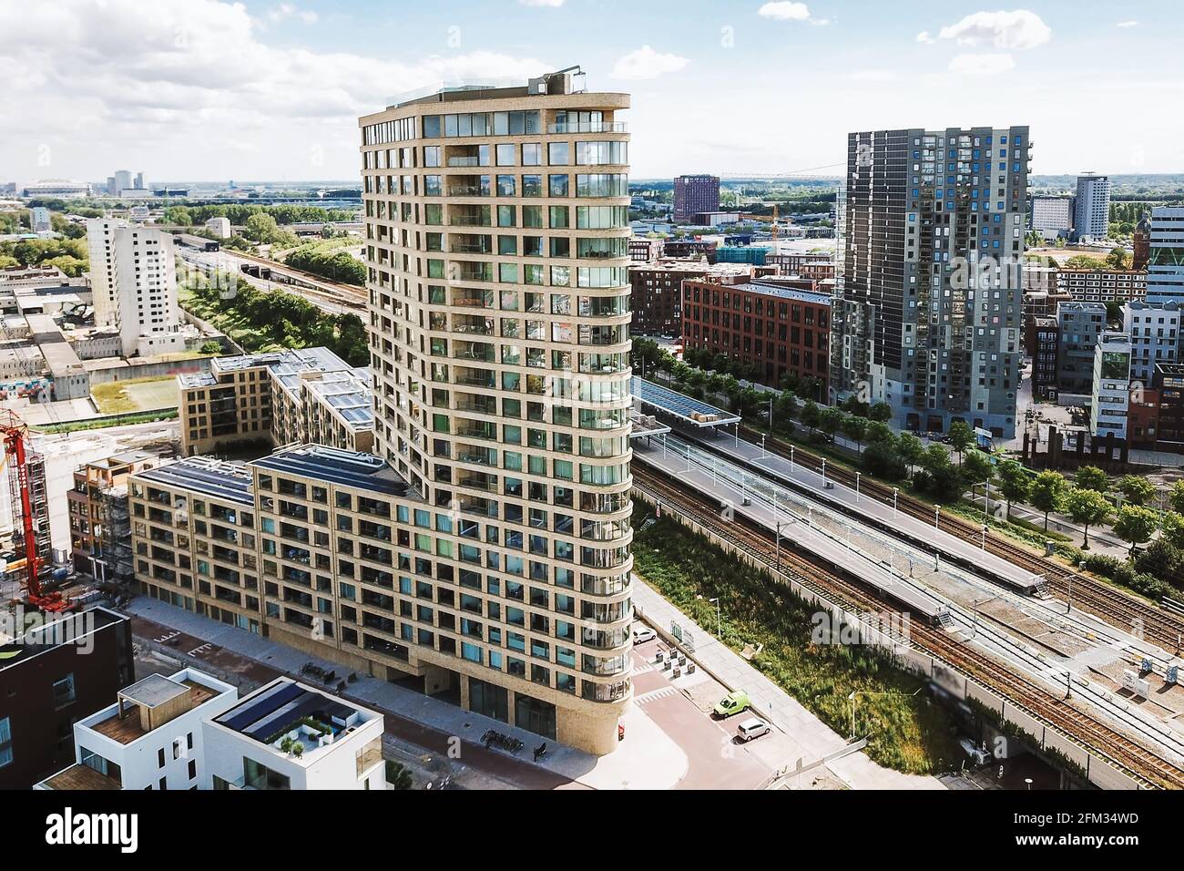 Breathtaking drone view tall buildings hi-res stock photography and ...
