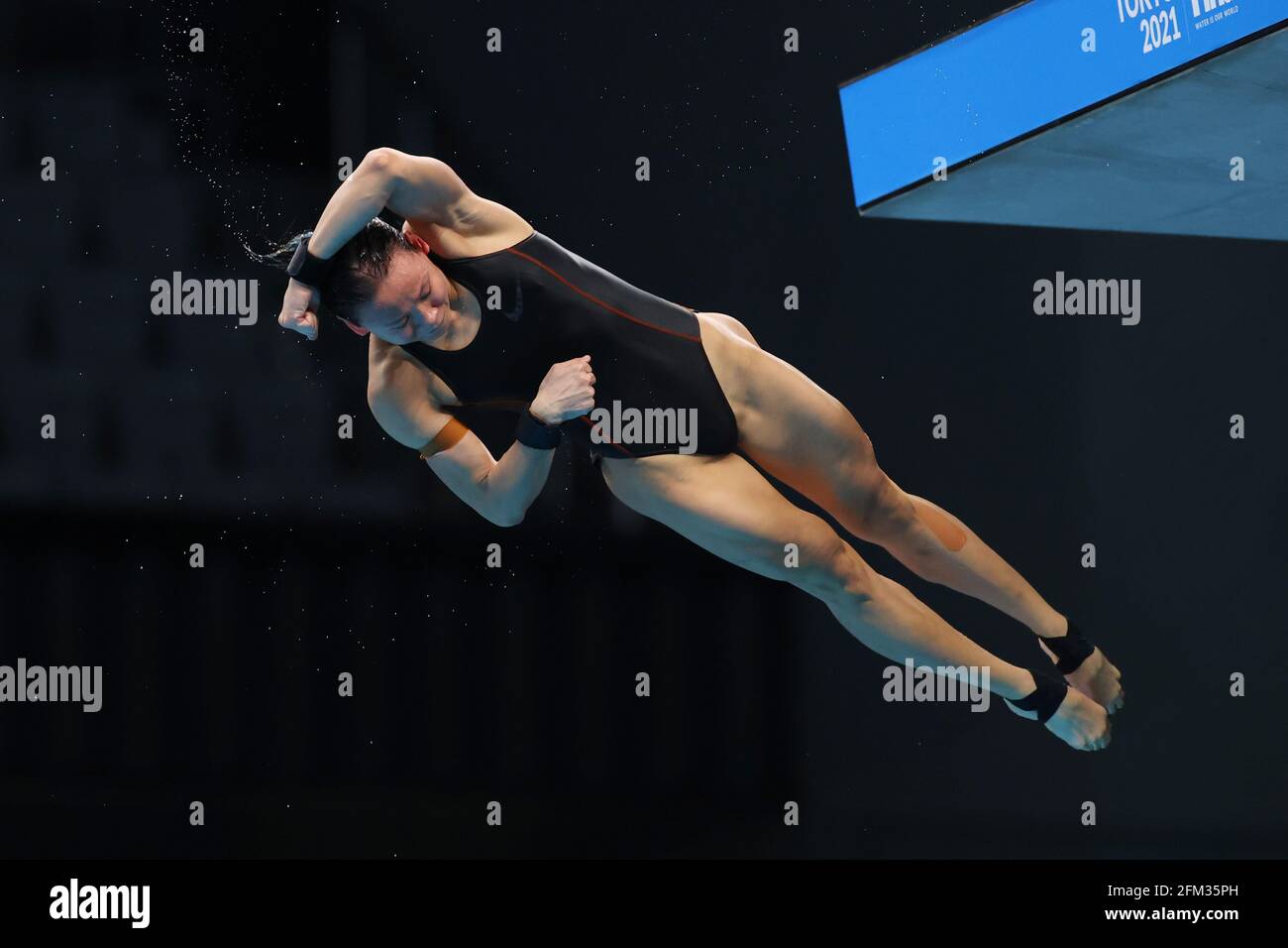 Tokyo Aquatics Centre, Tokyo, Japan. 5th May, 2021. Pandelela Pamg (MAS ...