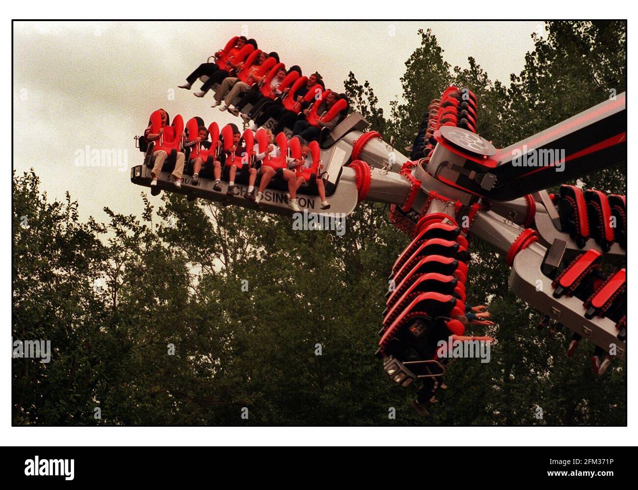 THE SAMURAI RIDE AT CHESSINGTON WORLD OF ADVENTURE JULY 99 Stock Photo ...