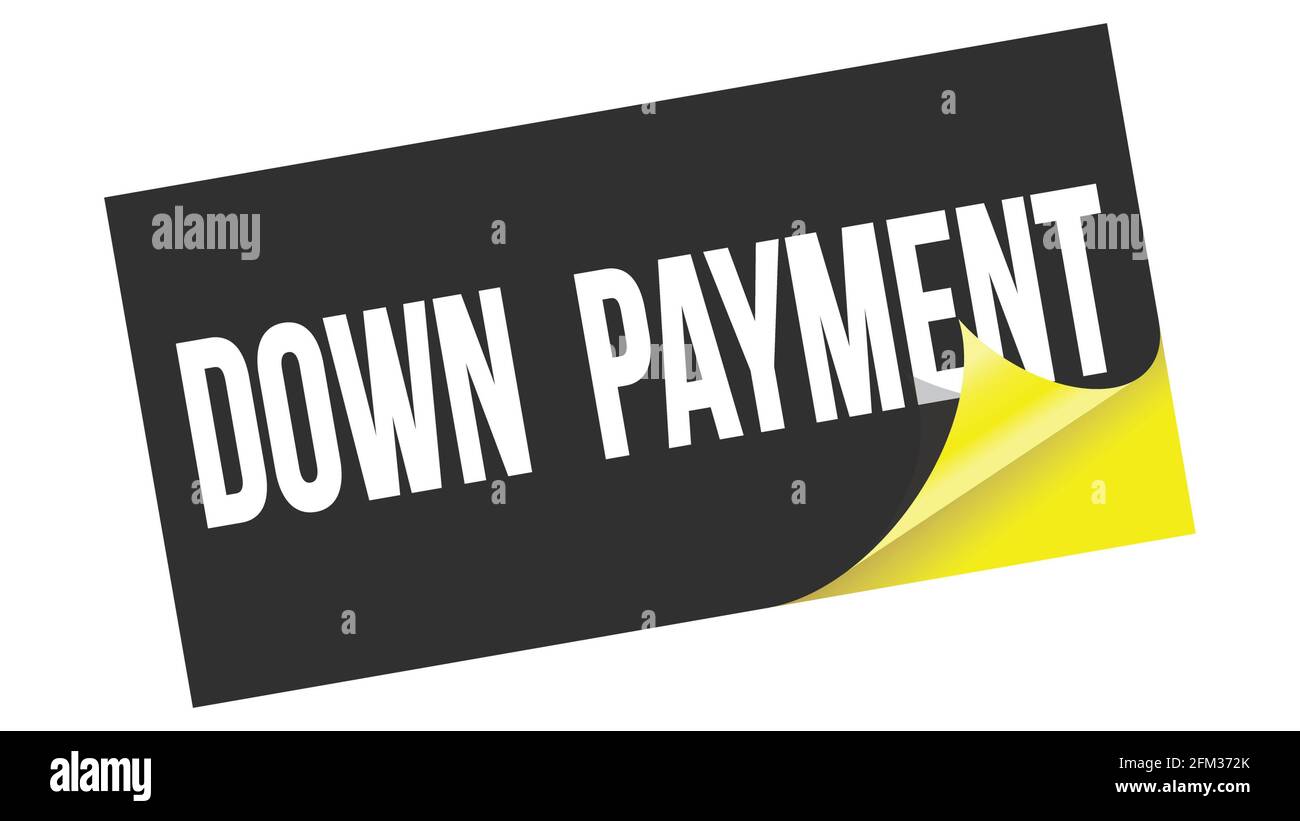 Down payment stamp hi-res stock photography and images - Alamy