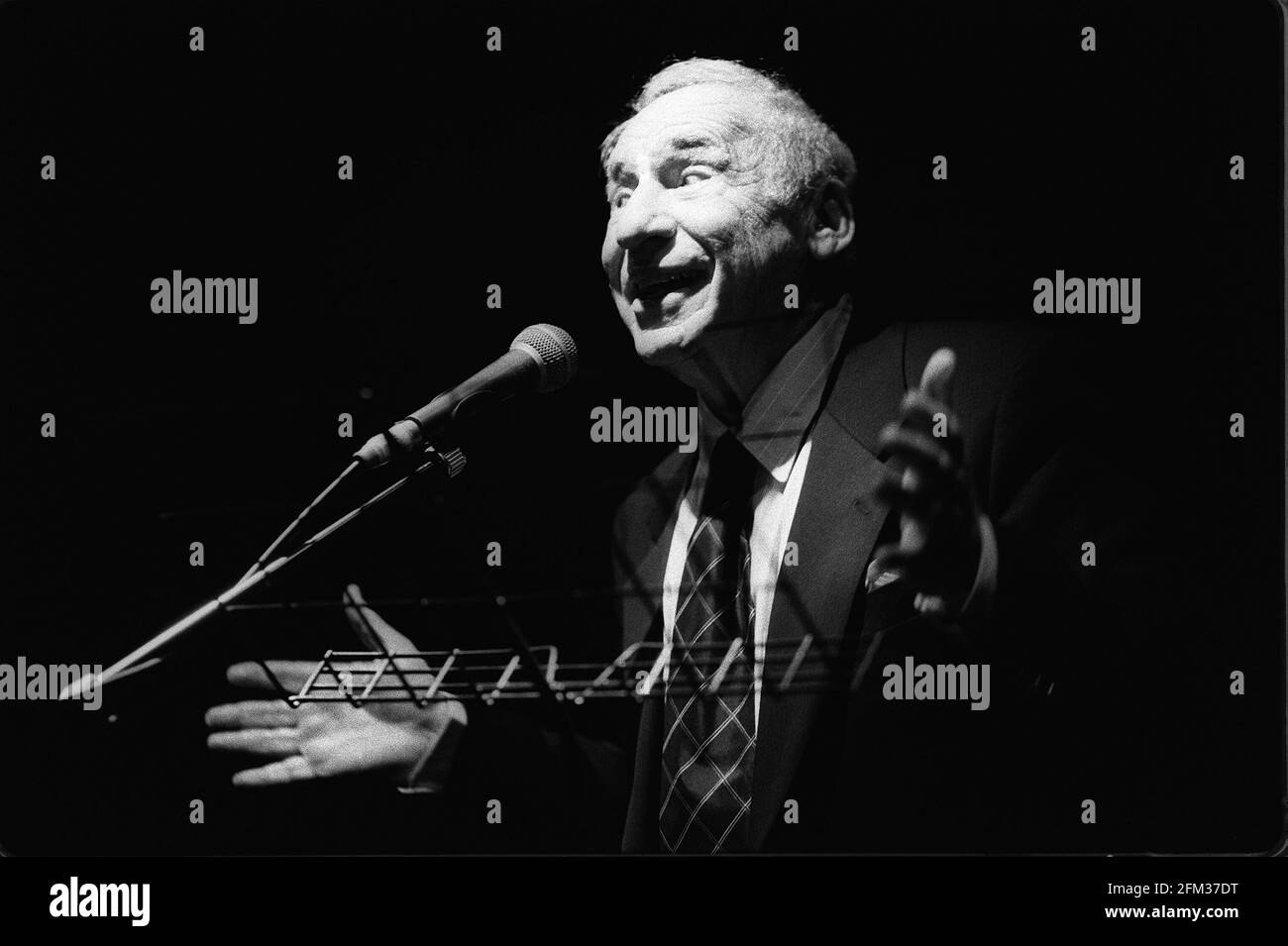 Mel Brooks Comedian Actor and Film Director June 1999 Stock Photo - Alamy