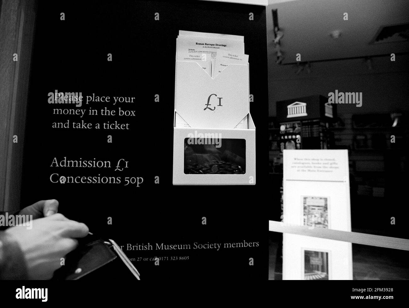 BRITISH MUSEUM ENTRY CHARGE. MARCH 1999NOW CHARGING AT THE BRITISH ...