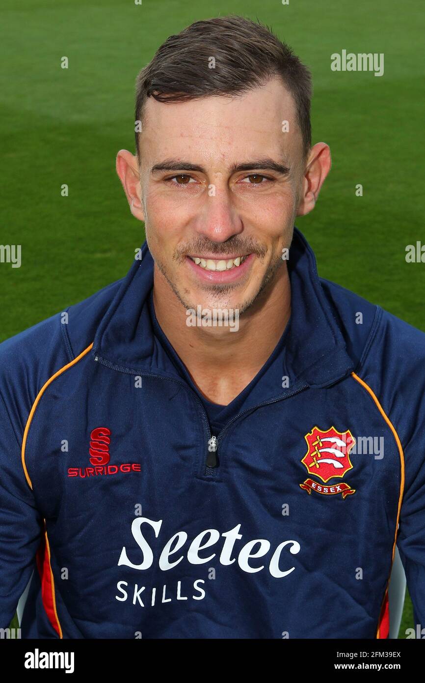 Matt Dixon in training kit during the Essex CCC Press Day at the Essex ...