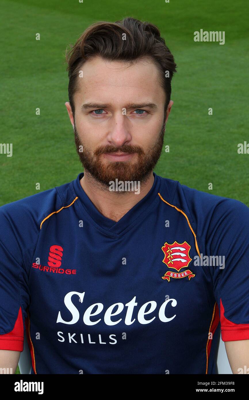 Jaik Mickleburgh in training kit during the Essex CCC Press Day at the ...