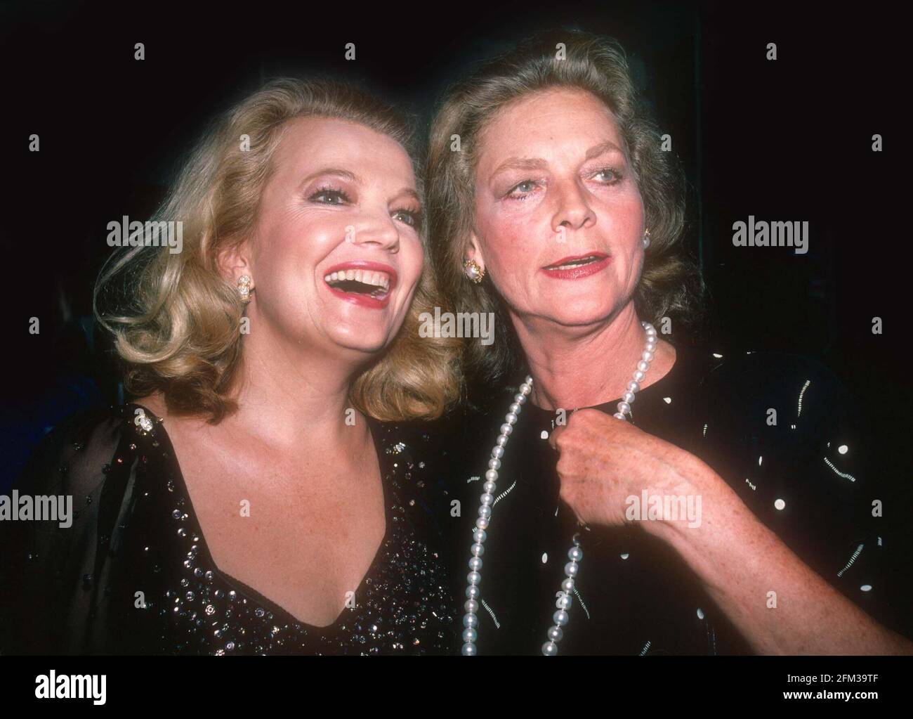 Gena Rowlands Lauren Bacall 1984 Photo by Adam Scull/PHOTOlink Stock ...