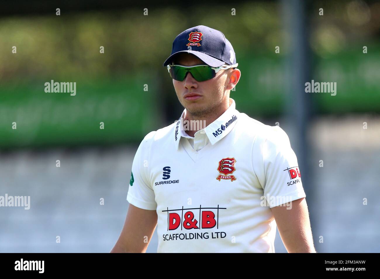Aaron Beard of Essex during Essex CCC vs Durham MCCU, English MCC ...