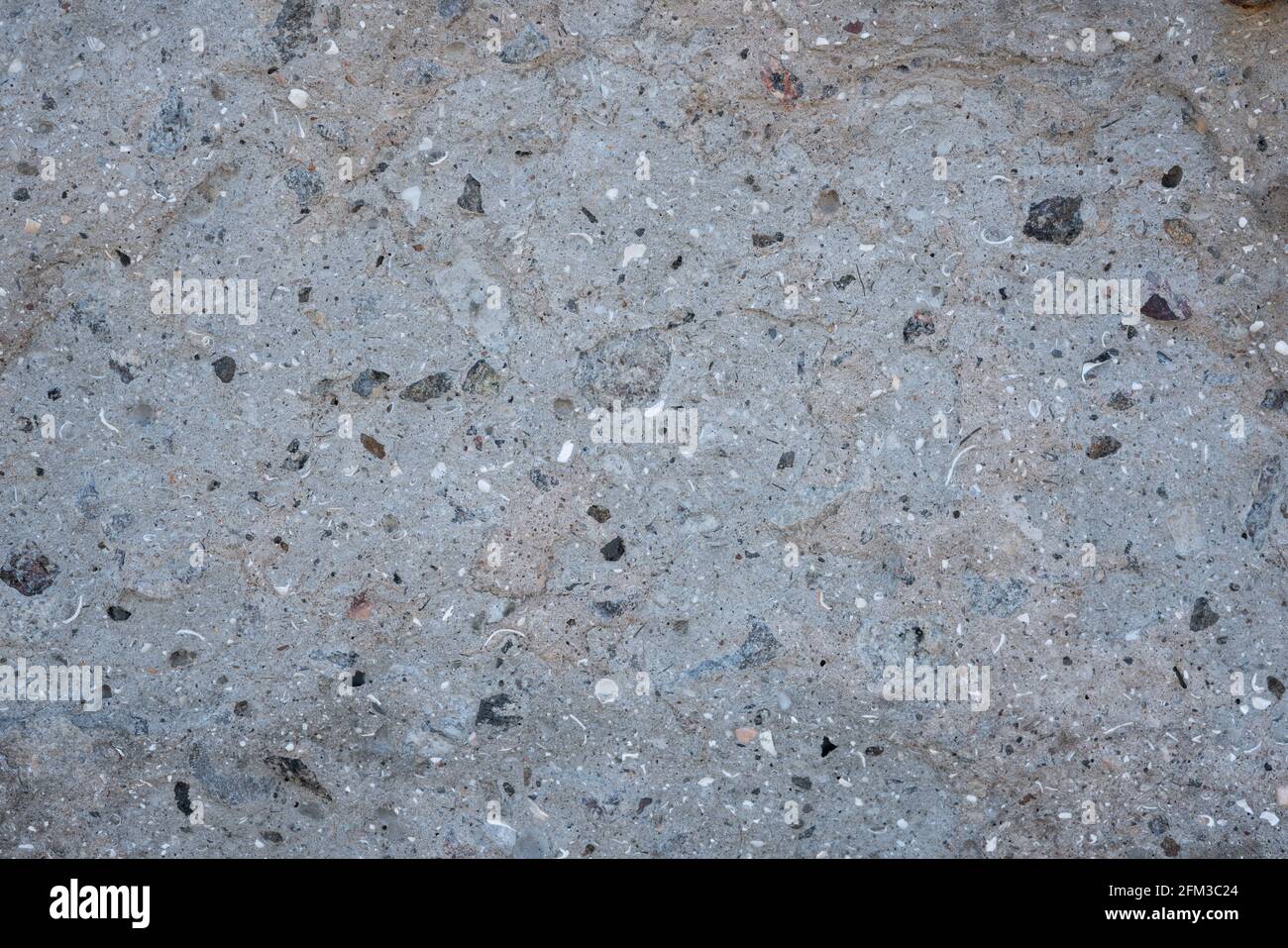 Concrete structure with natural stone gravel. Creative vintage ...