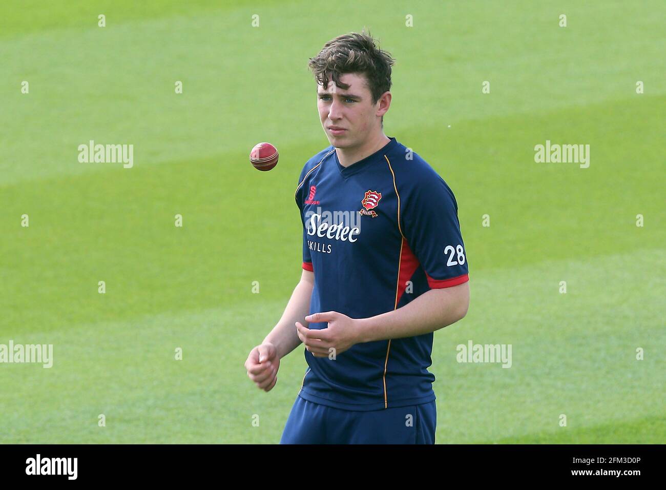 Daniel Lawrence of Essex during Essex CCC vs Hampshire CCC, Specsavers ...