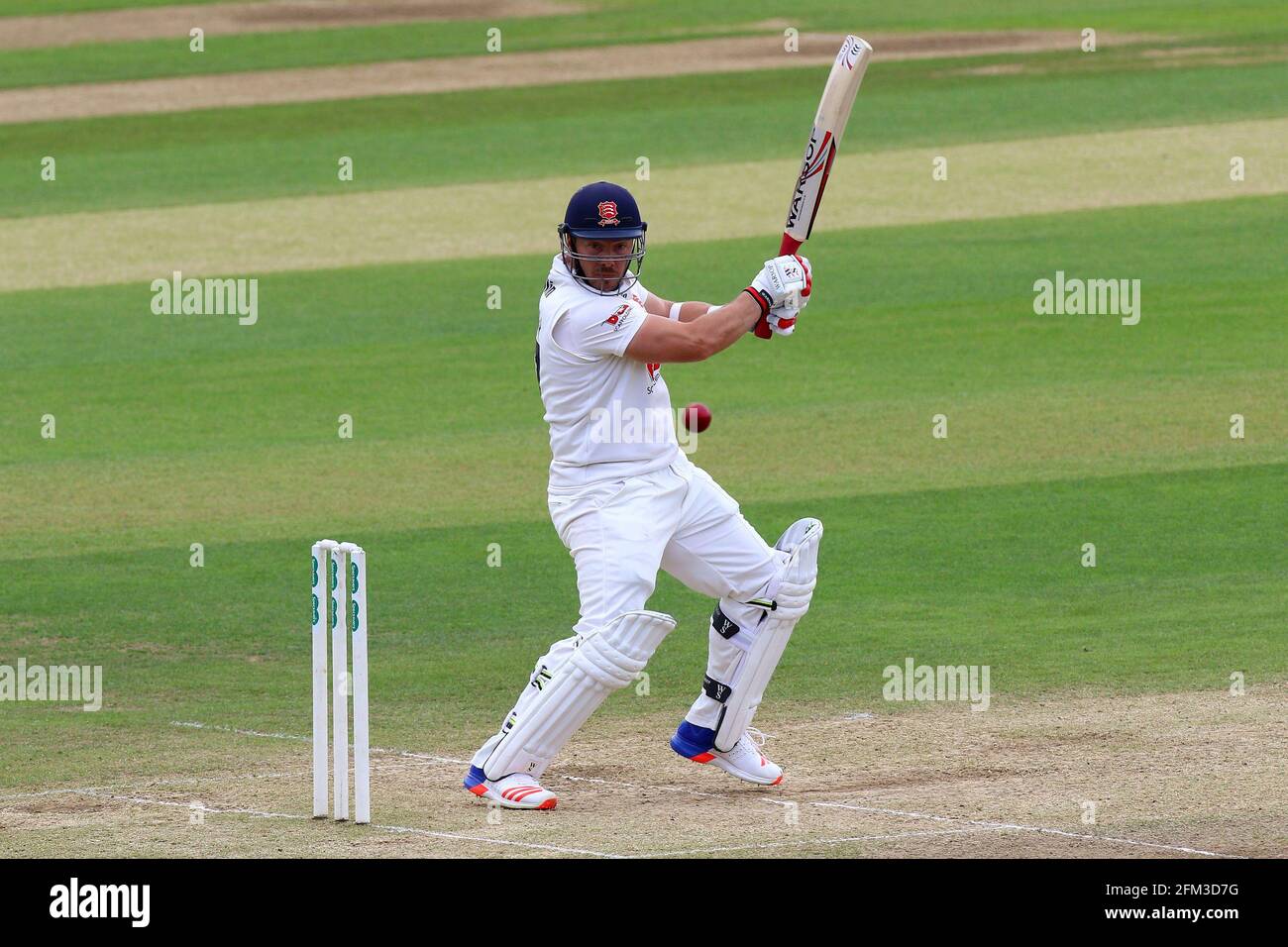 Graham Napier in batting action for Essex during Essex CCC vs Kent CCC ...