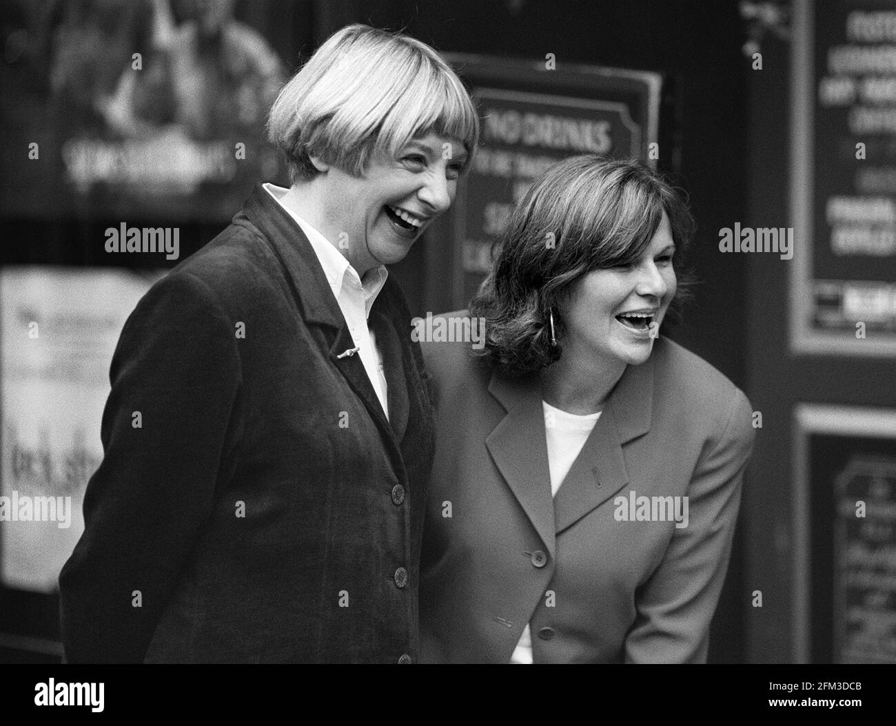 Victoria wood julie walters Black and White Stock Photos & Images - Alamy