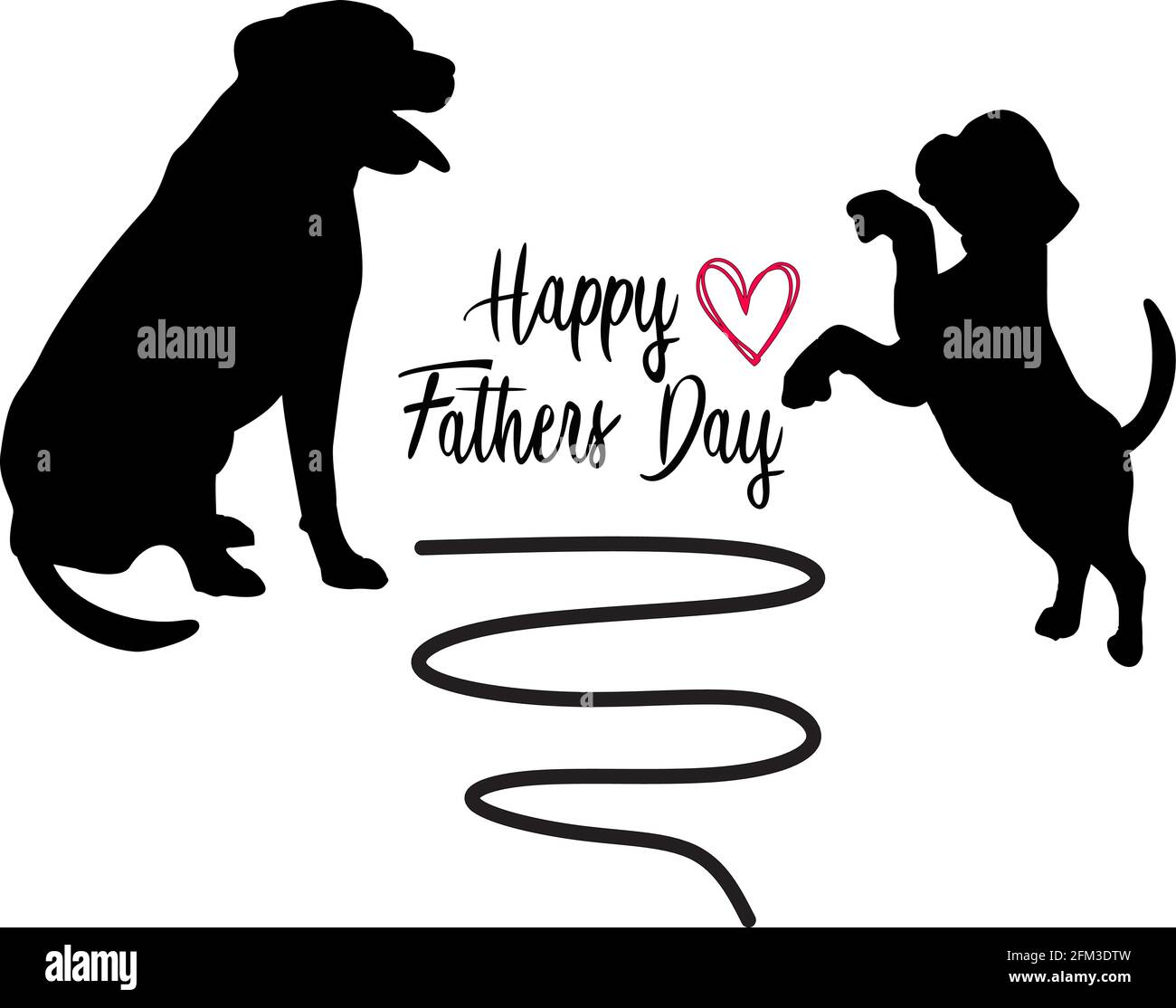 Dog dad Stock Vector Images - Alamy