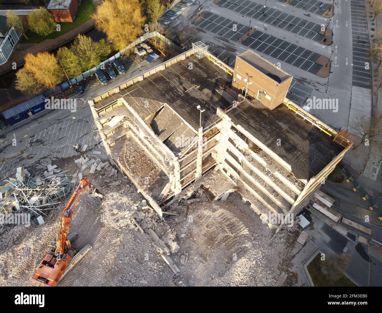 Chalon way way car park Stock Photo - Alamy