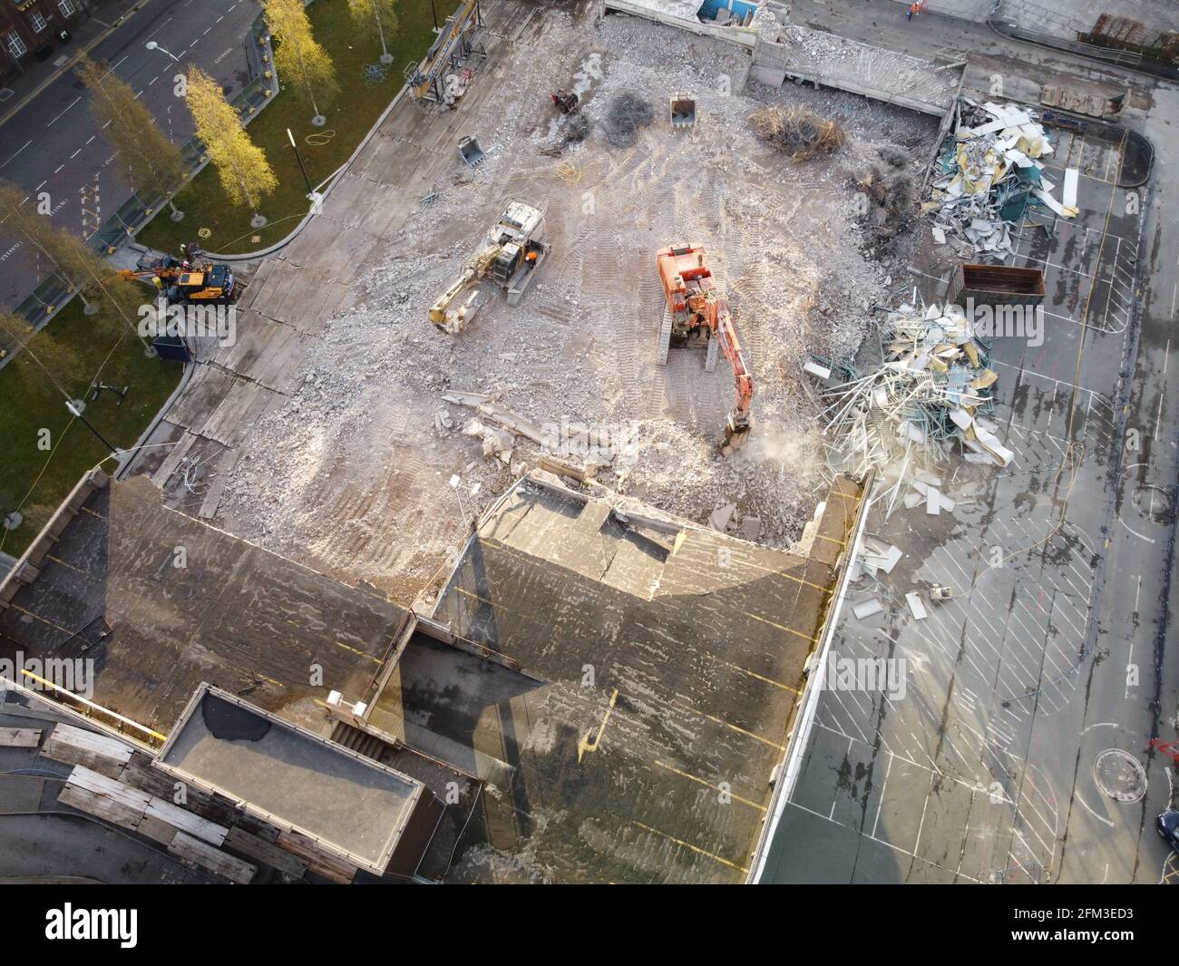 Chalon way way car park Stock Photo - Alamy