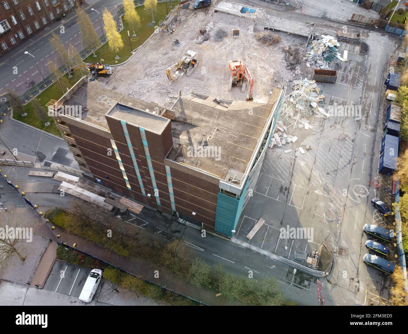 Chalon way way car park Stock Photo - Alamy