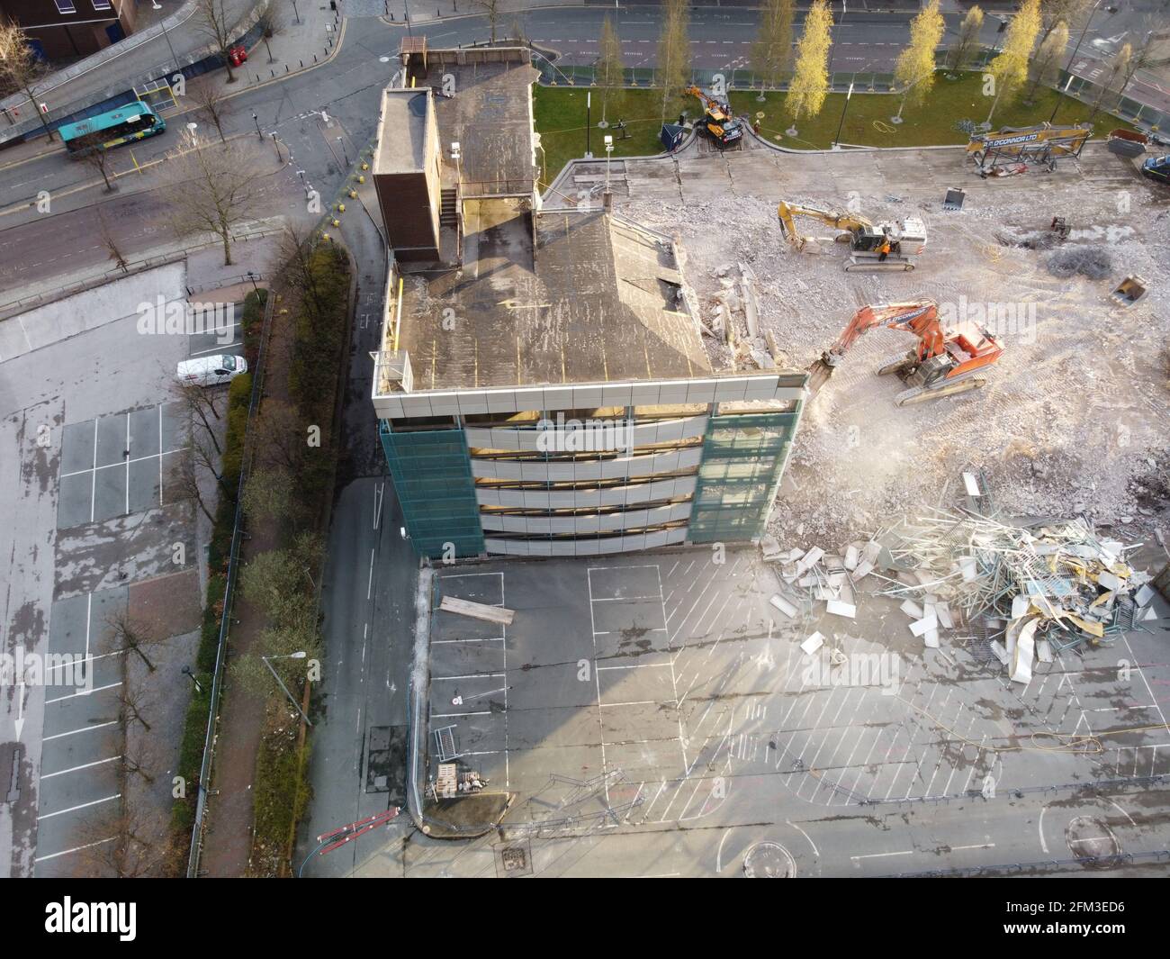 Chalon way way car park Stock Photo - Alamy