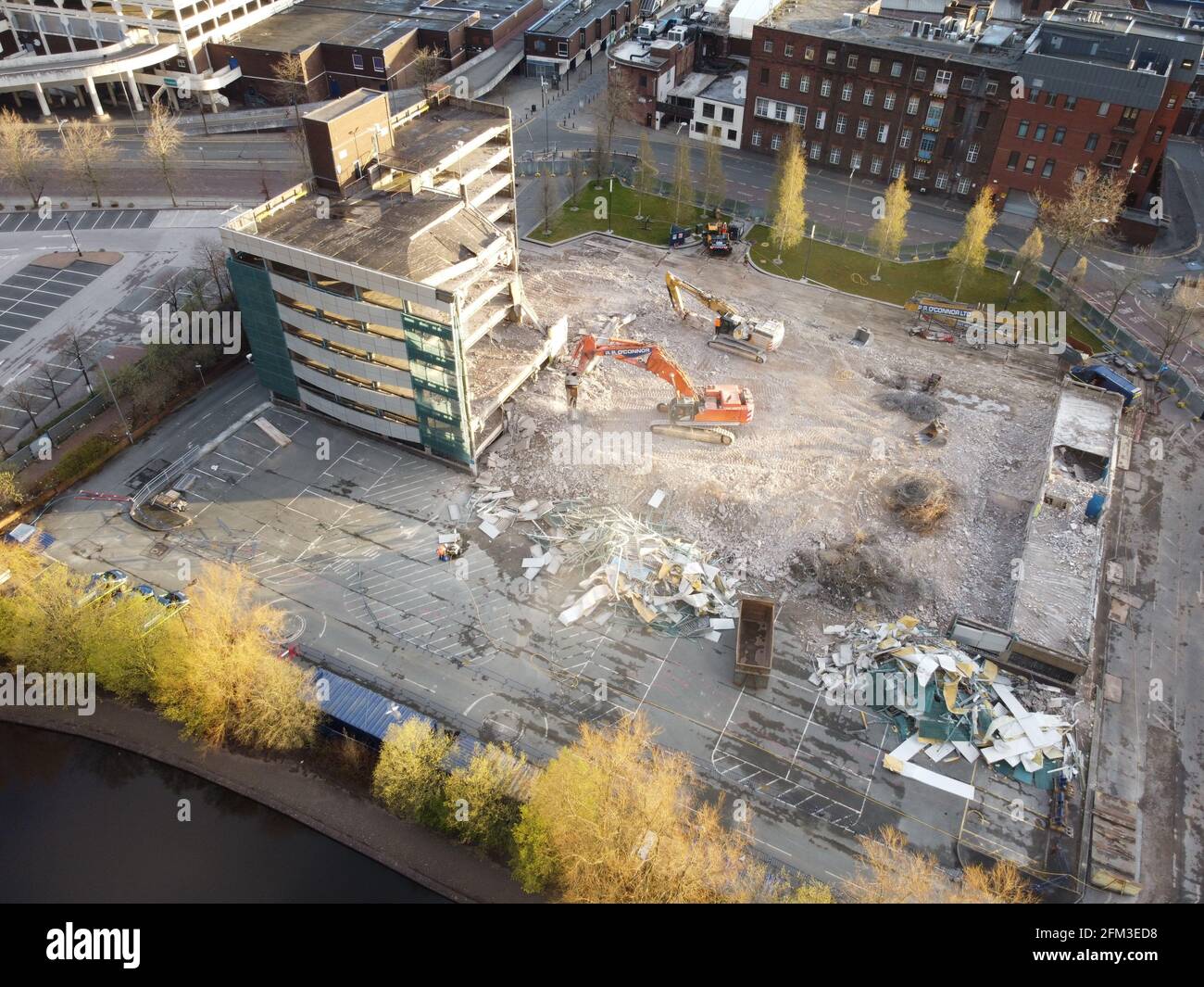 Chalon way way car park Stock Photo - Alamy
