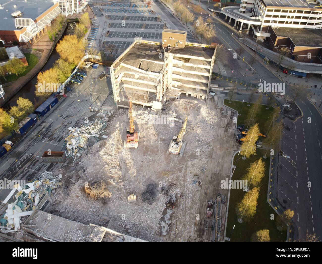 Chalon way way car park Stock Photo - Alamy