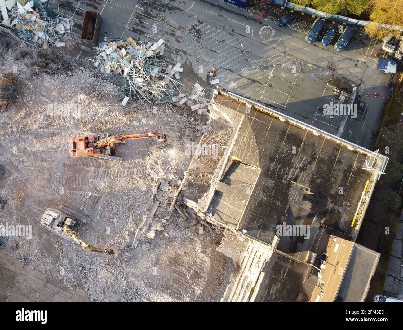 Chalon way way car park Stock Photo - Alamy