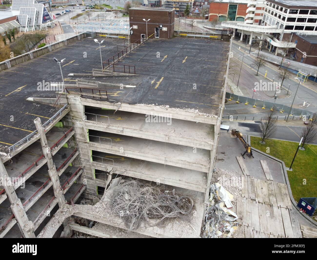Chalon way way car park Stock Photo - Alamy