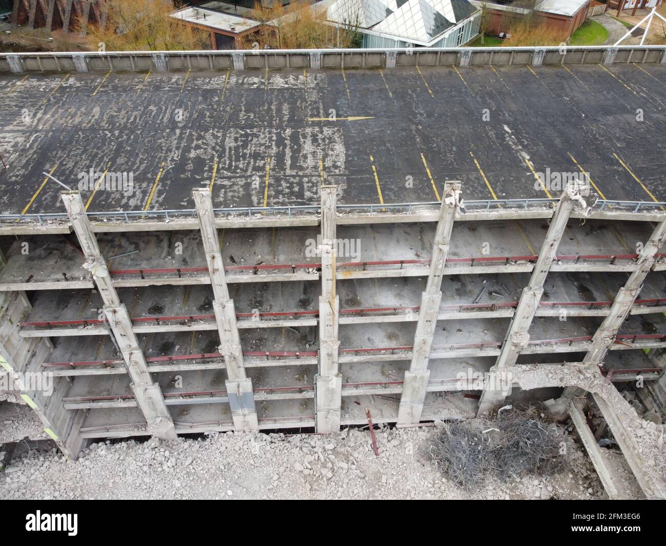 Chalon way way car park Stock Photo - Alamy