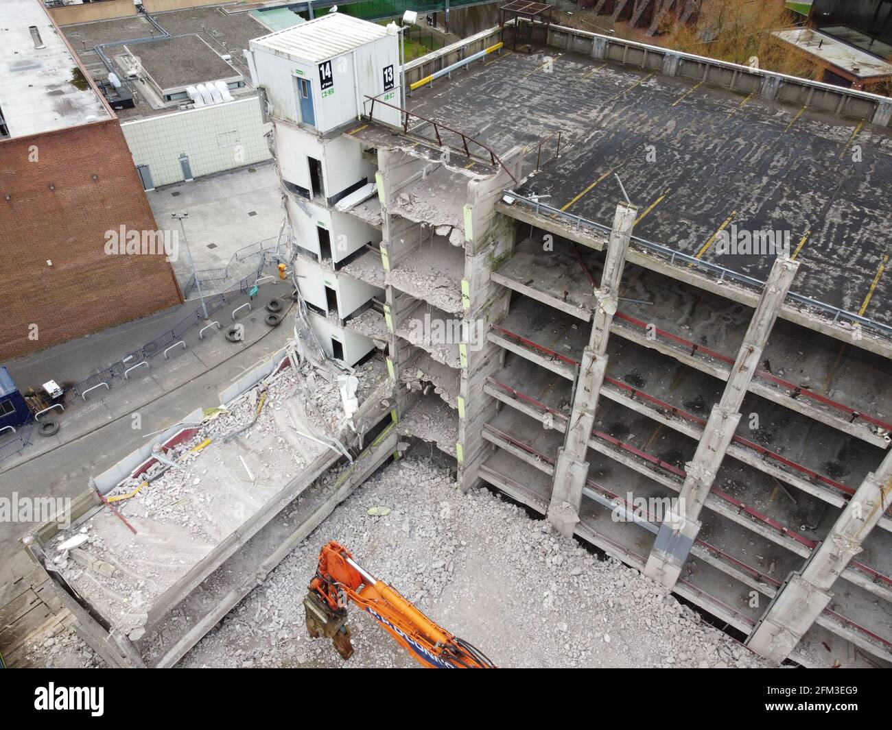 Chalon way way car park Stock Photo - Alamy