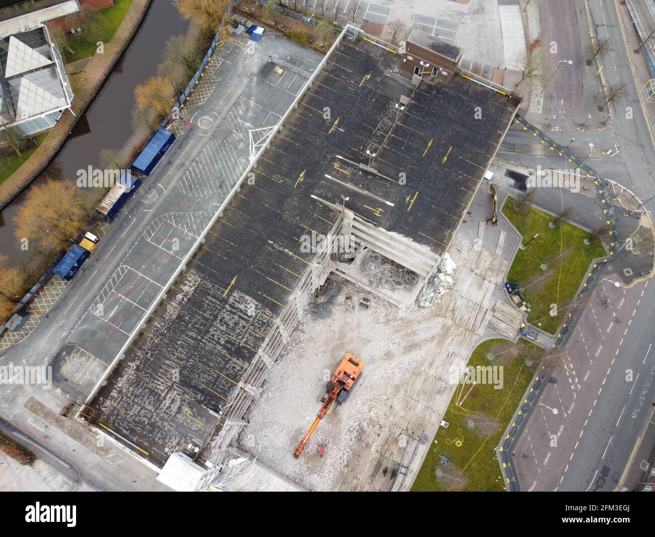 Chalon way way car park Stock Photo - Alamy