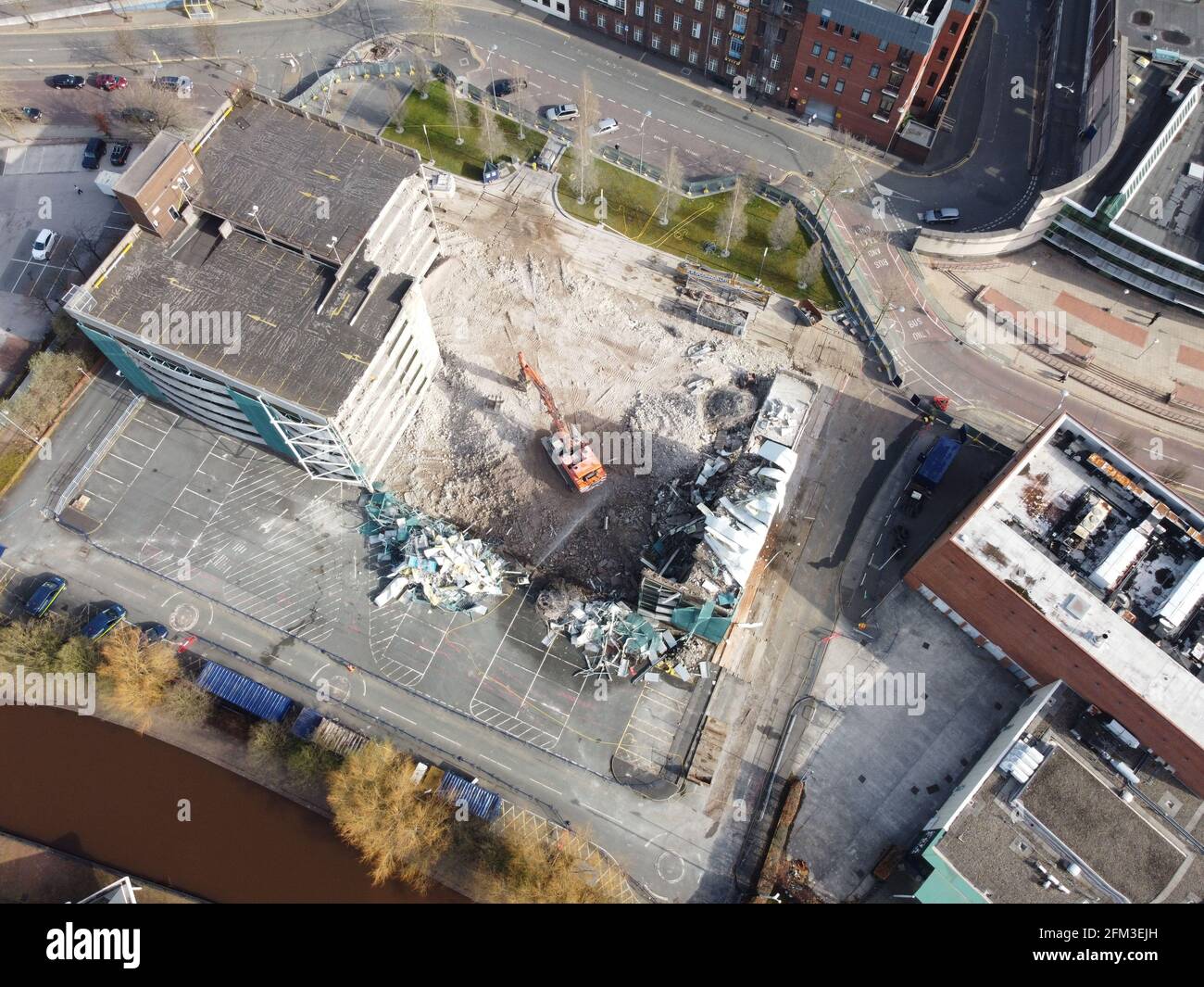 Chalon way way car park Stock Photo - Alamy