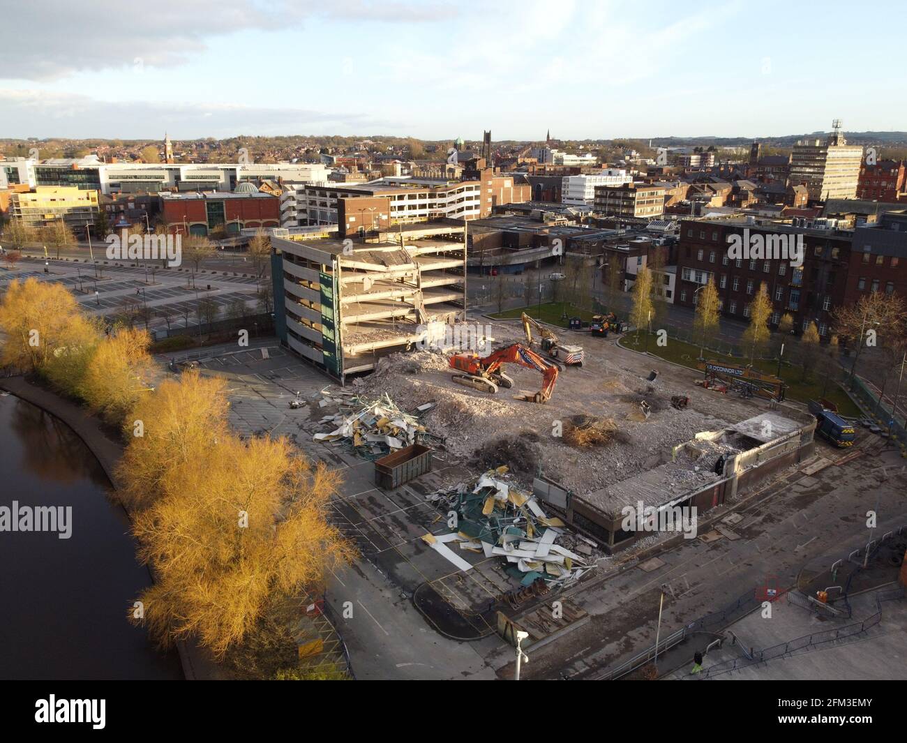 Chalon way way car park Stock Photo - Alamy