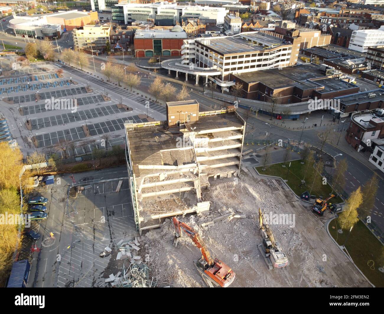 Chalon way way car park Stock Photo - Alamy
