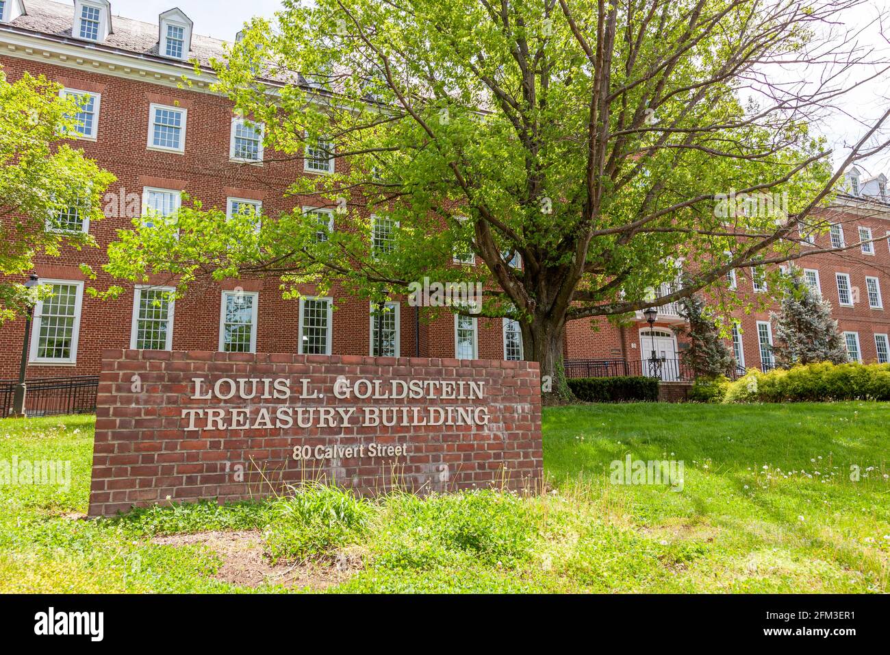 Goldstein building of treasury in Annapolis, named after late ...
